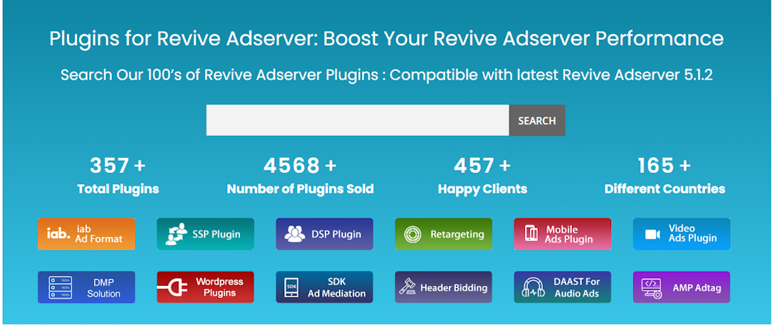 Reviveadservermod:Reviveadservermod offer plugins for reviveadserver - Launched.io